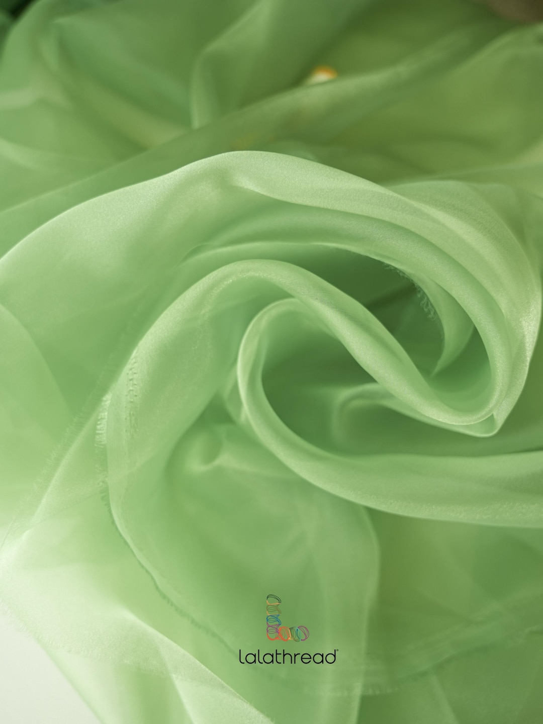 Sage Green Organza Fabric by the Yard, Shiny Sage Fabric, Sheer Organza ...