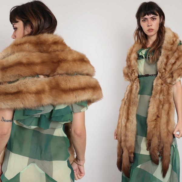 Vintage Mink Stole - Etsy