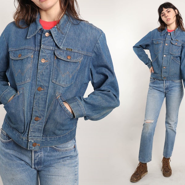 70s Denim Jacket - Etsy