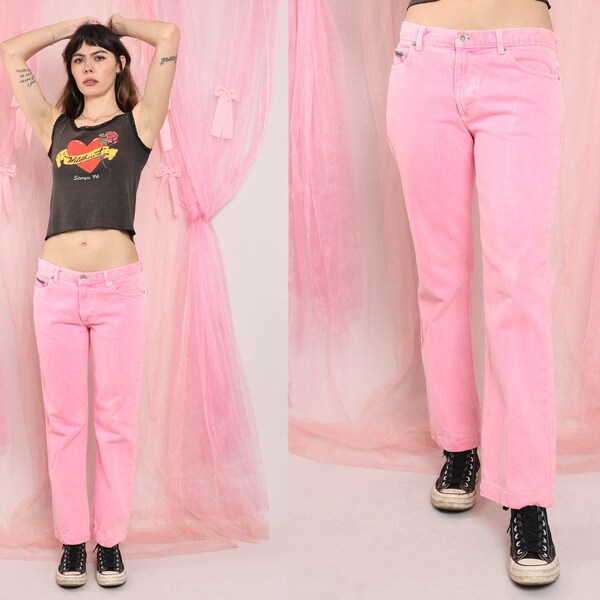 Pink Jeans - Etsy