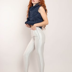 60s SILVER Ski Pants XS / White Stag Silver Snow Pants Metallic Silver ...