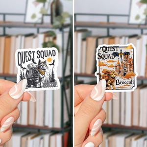 Quest Squad Patch Sticker, Onyx Storm Sticker, Fourth Wing Decals, Gift ...