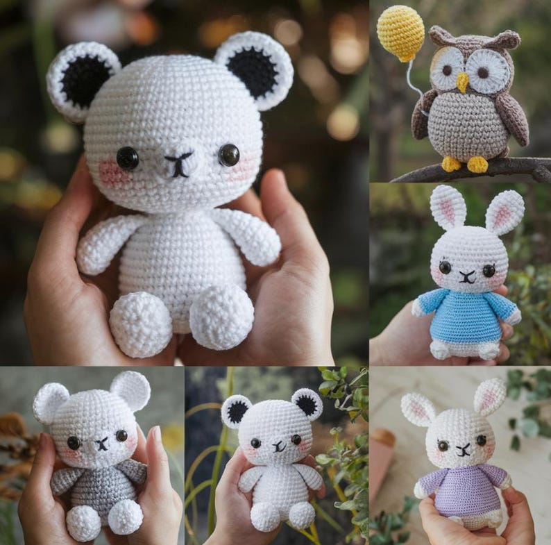 40 Crochet Pattern Bundle, Amigurumi Patterns, Crochet Tutorials, PDF ...