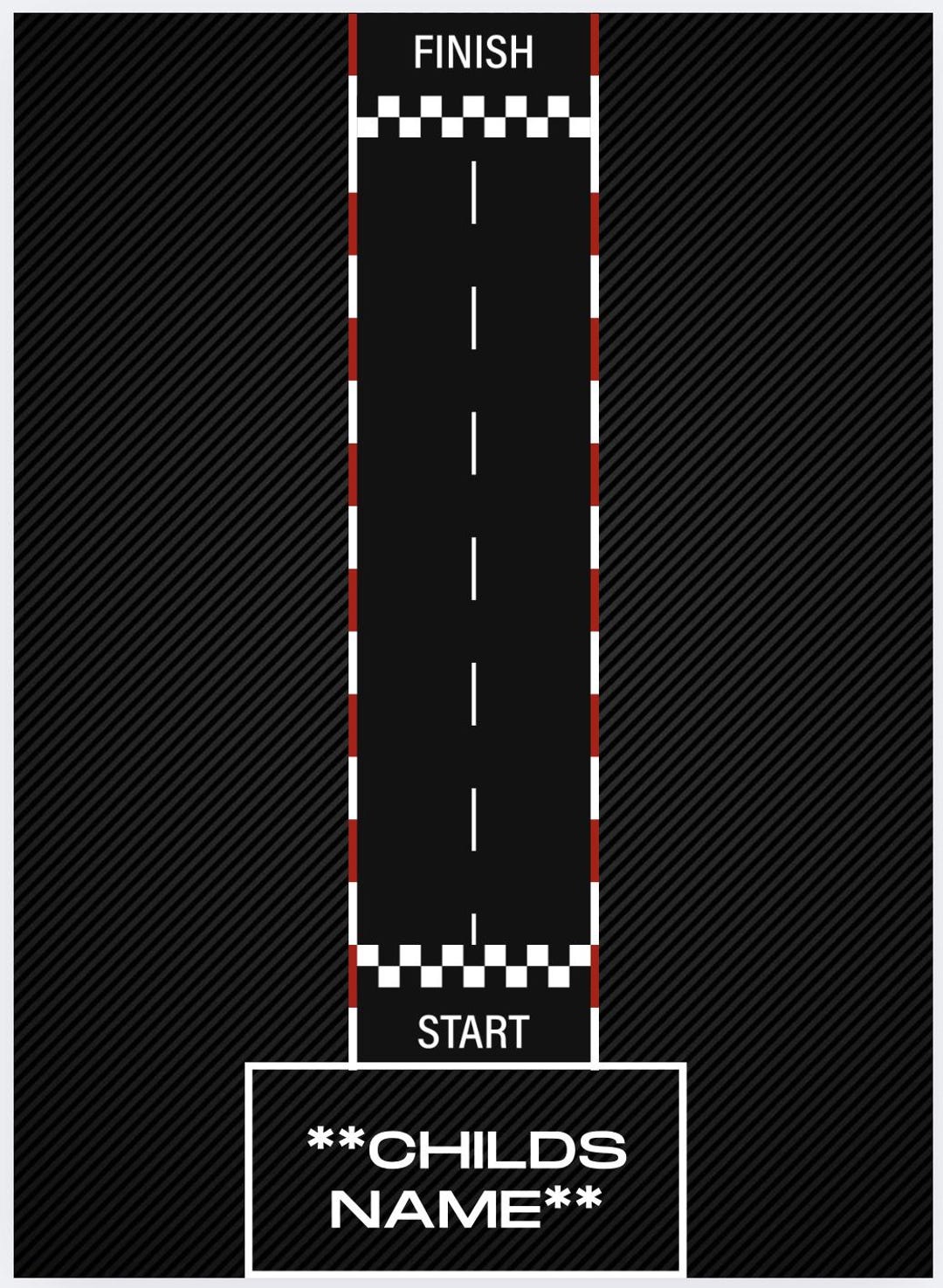 Racetrack Token Board With Token Cars Template - Etsy