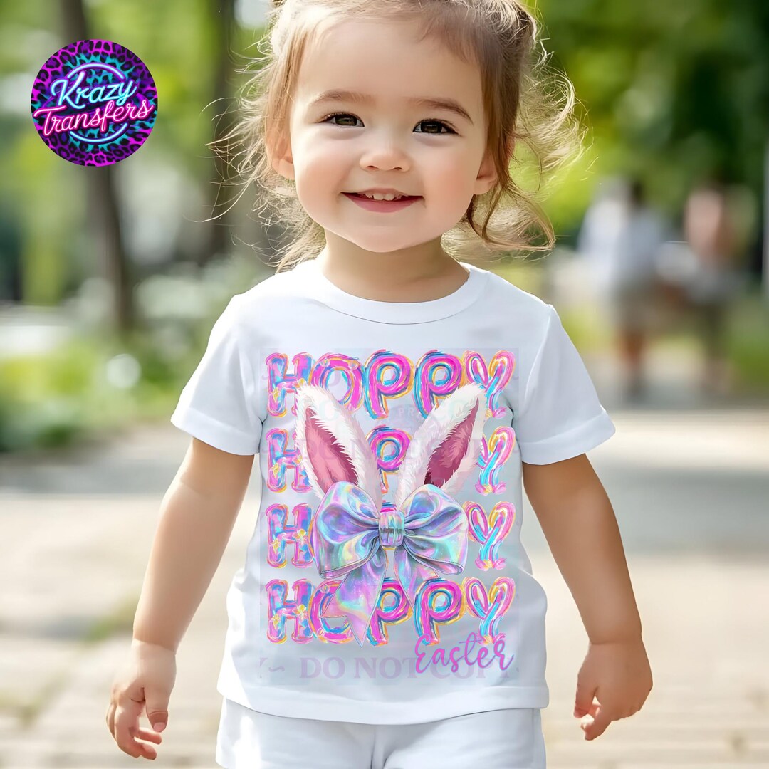 Hoppy Coquette Bow Png - Easter Bow Png - Print File - Easter Design - Easter Shirt PNG ...