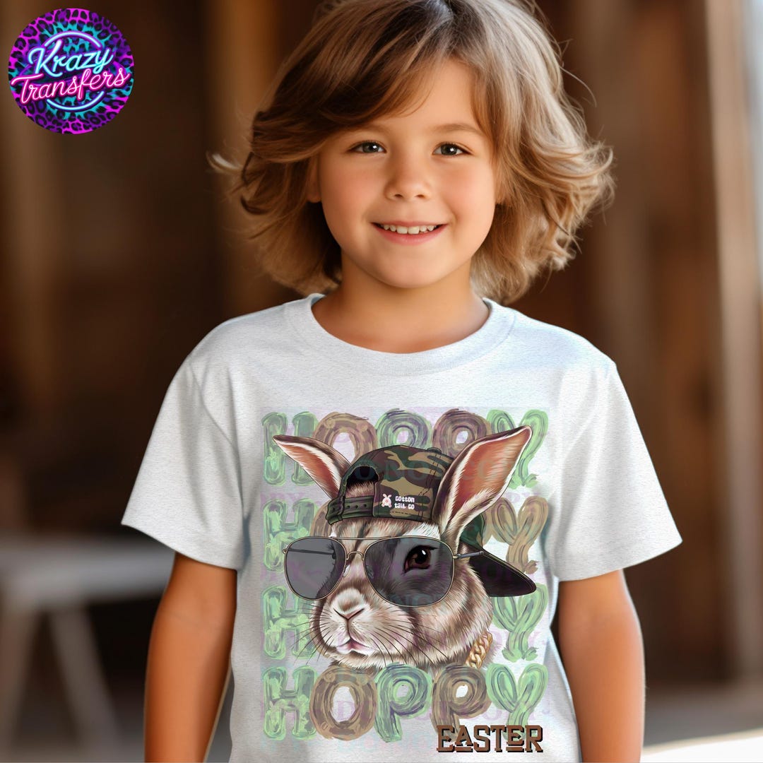 Hoppy Easter Png - Easter Png - - Print File - Easter Design - Easter ...