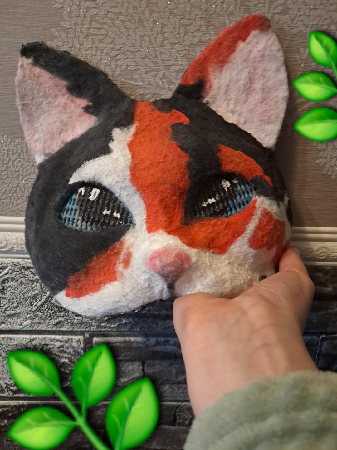 Calico Cat Therian or Cosplay Mask - Etsy