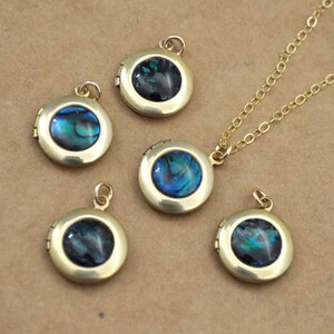 Handmade Dainty Petite Gold Tone Raw Brass Vintage 70s Locket Necklace ...