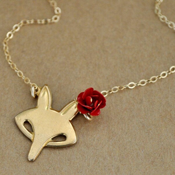 Gold Fox Necklace - Etsy
