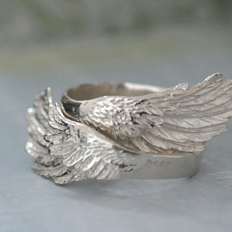 Wing Wedding Ring - Etsy
