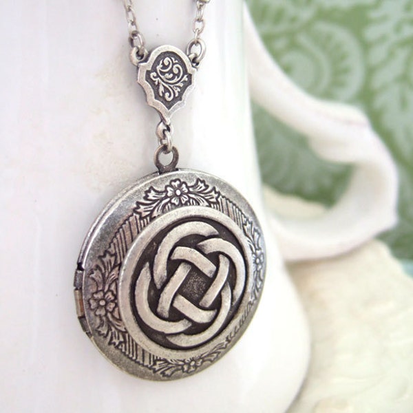 Celtic Knot Locket - Etsy