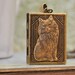 Book Locket, CAT LOCKET, Locket Necklace, Cat Locket, Kitty Locket, Bow ...