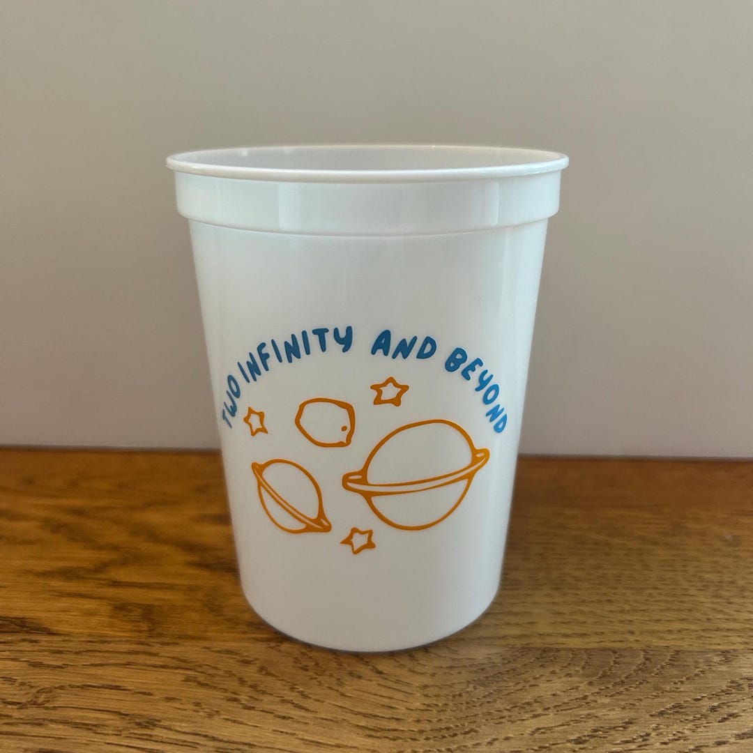 Two Infinity and Beyond | Kids Party Cups Personalized | Kids Party ...