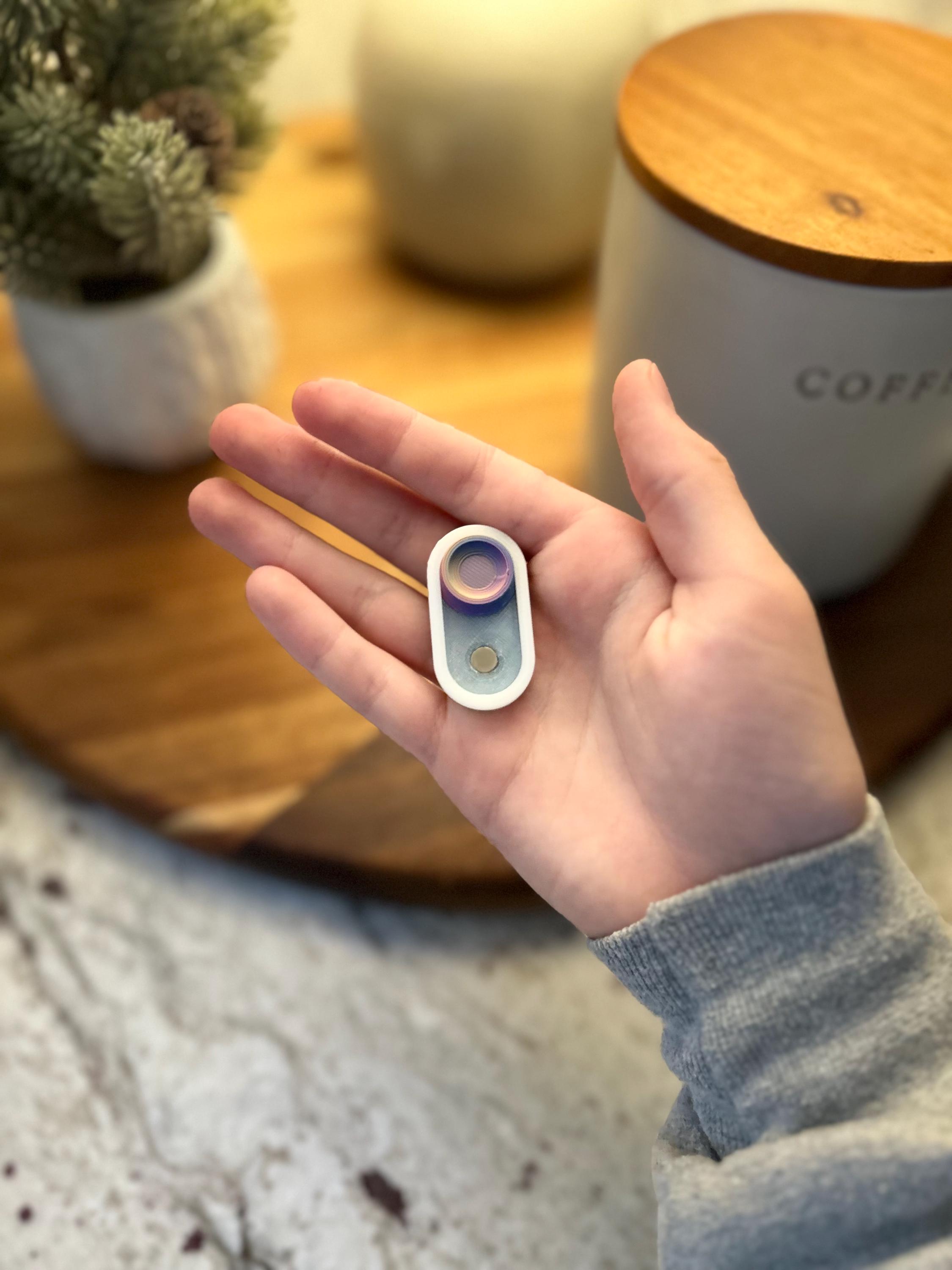 3d Printed Tiny Magnetic Sensory Fidget-slider - Customizable Desk-toy ...