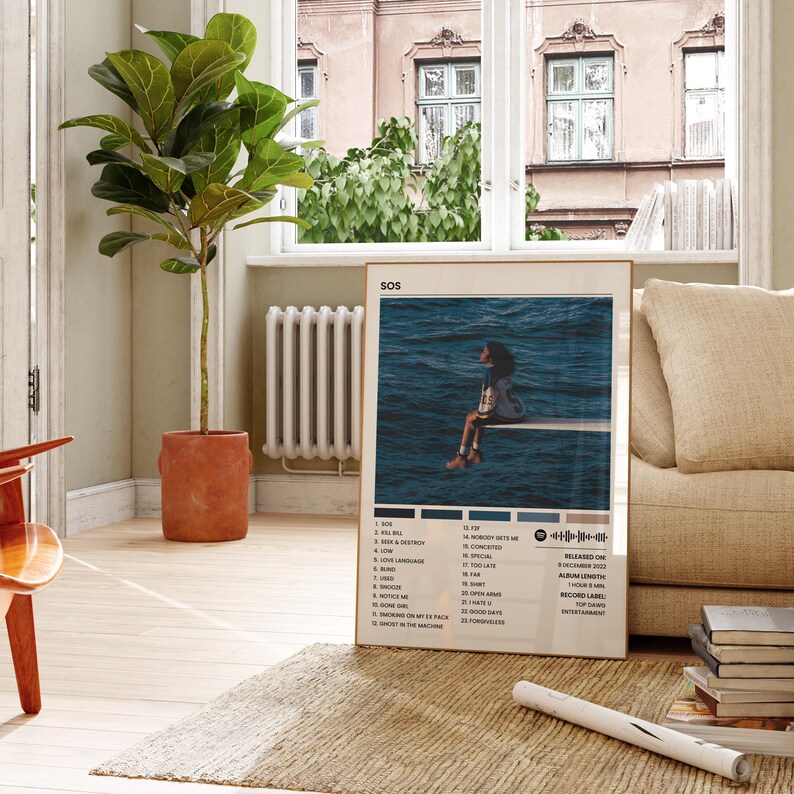 Album Cover Poster, Tracklist Poster, Custom Music Poster, Custom Song ...