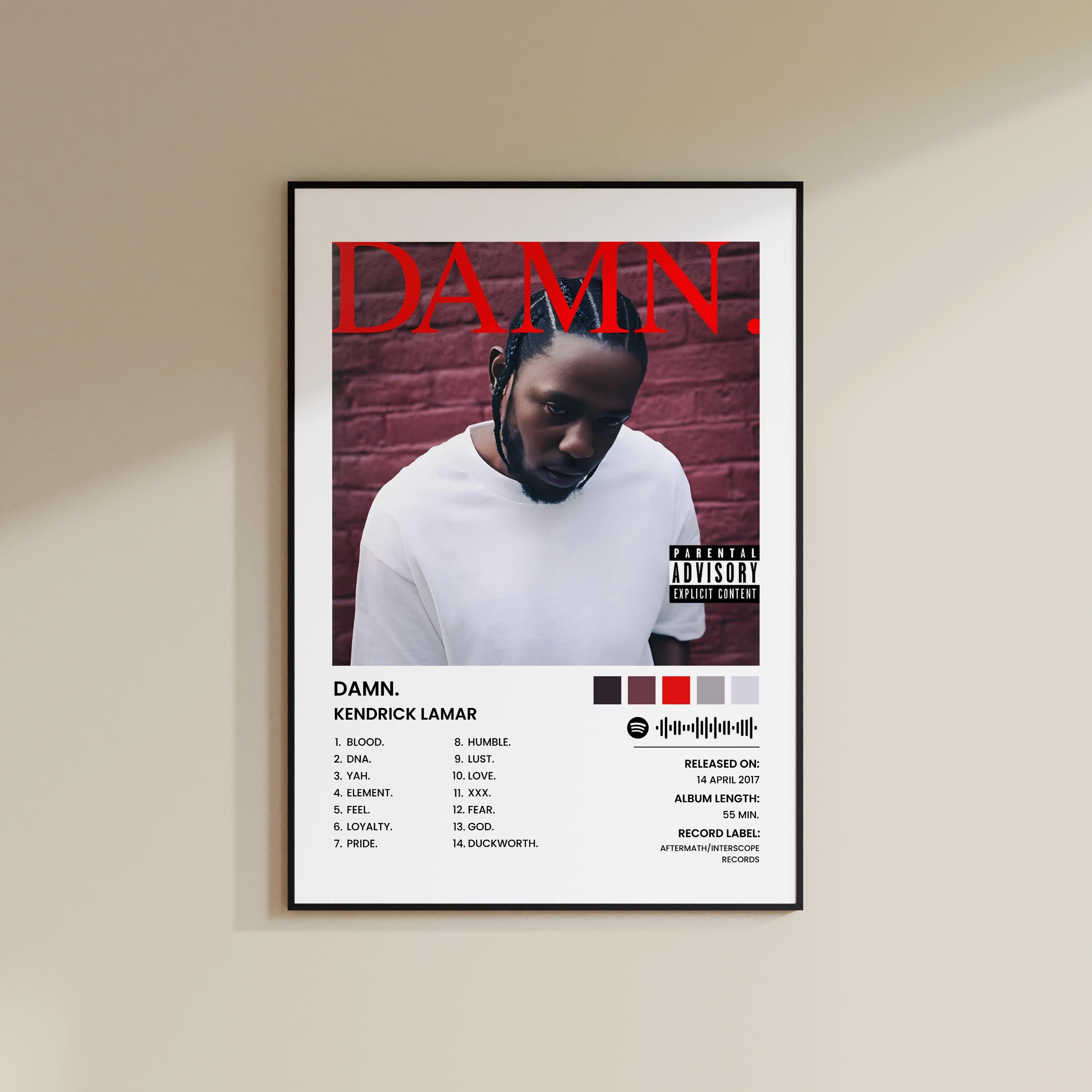 Album Cover Poster, Tracklist Poster, Custom Music Poster, Custom Song ...