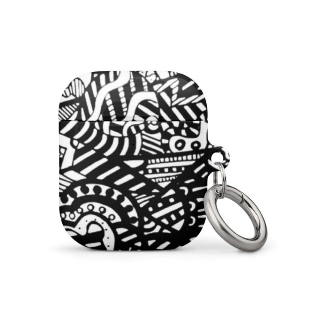 ZENTANGLE JOY - Designer Case for Airpods® With Abstract Geometric Art ...