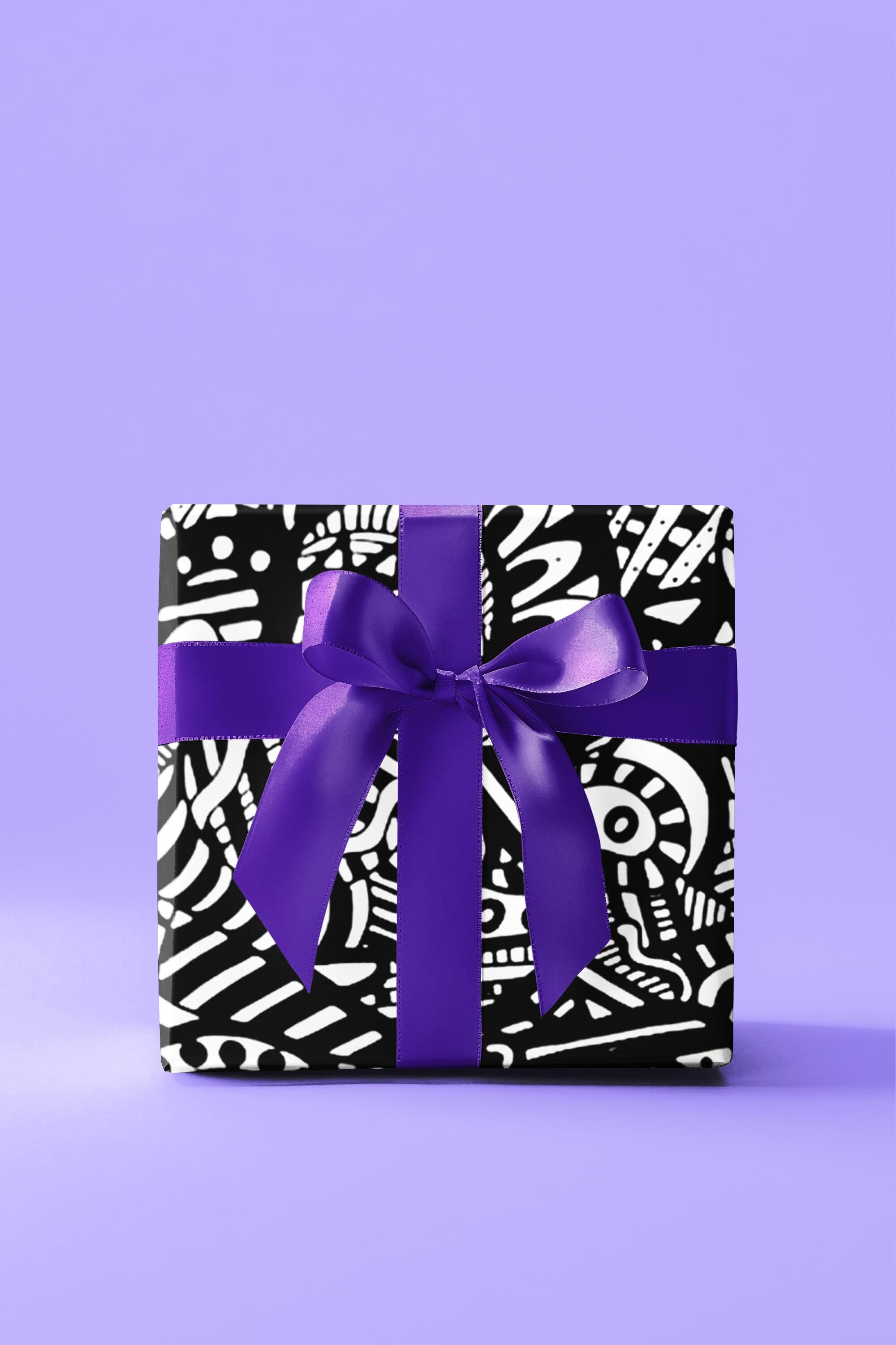 ZENTANGLE JOY - Wild and Fun Wrapping Paper Sheets With Abstract ...