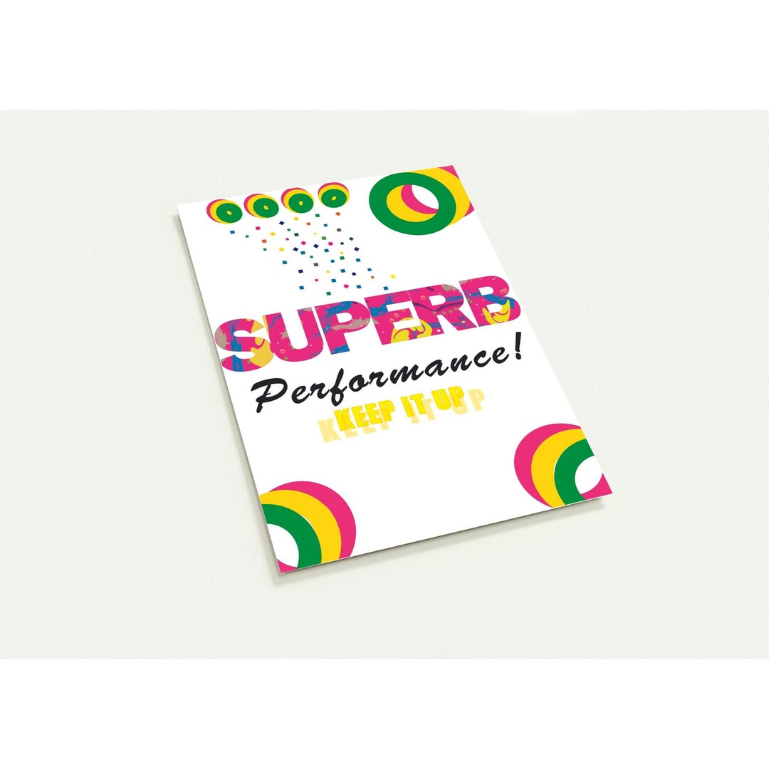 Sancho Education "superb Performance" Post Cards | 10 Pack - Etsy