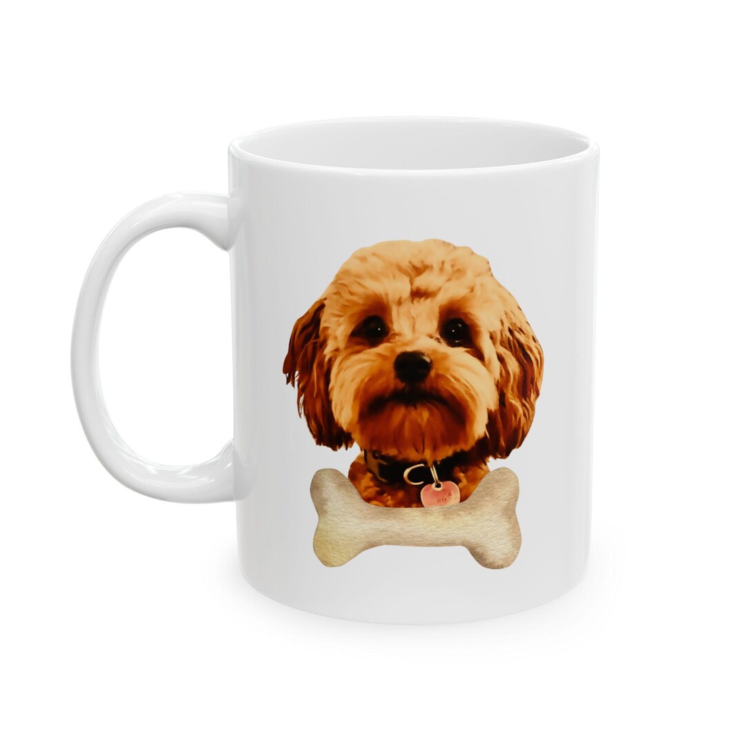 Cavapoo Poodle Mix Goldendoodle Cavoodle Cockapoo Spaniel Ceramic Mug ...