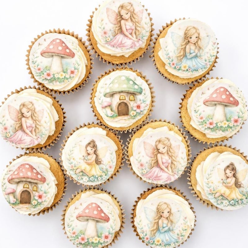 Wafer Paper Fairy Topper - Etsy