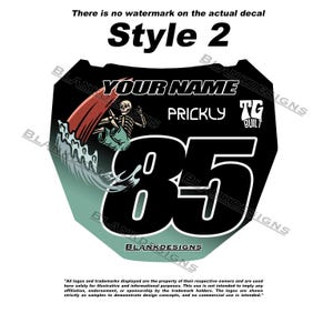 ODI / E-bike Custom Front Plate Decal (group 2) - Etsy
