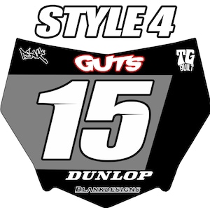 Custom Motocutz Plate Decals - Etsy