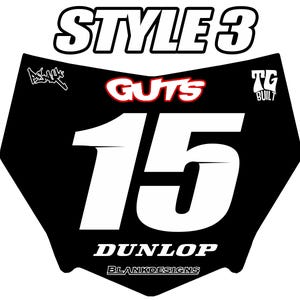 Custom Motocutz Plate Decals - Etsy