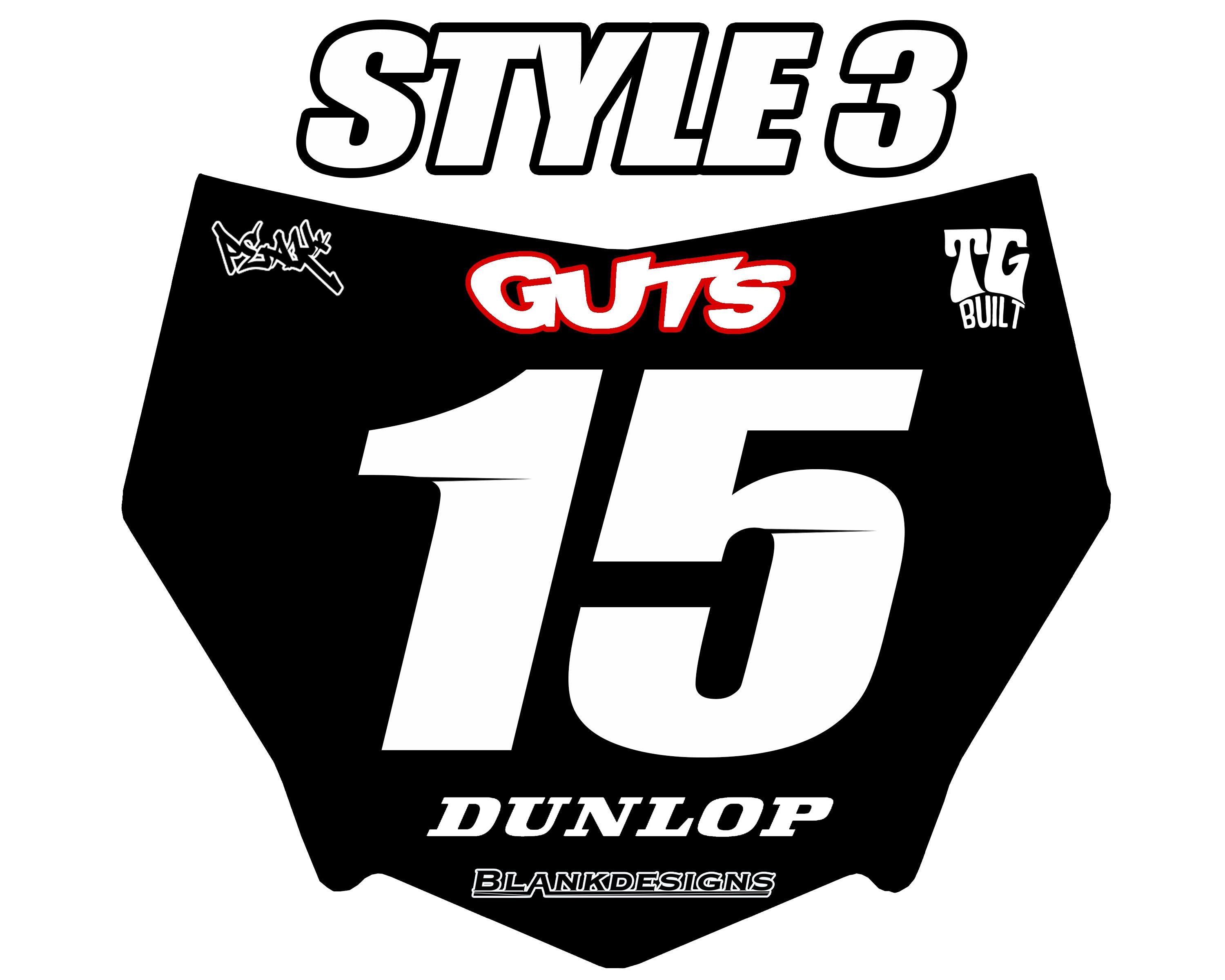 Custom Motocutz Plate Decals - Etsy