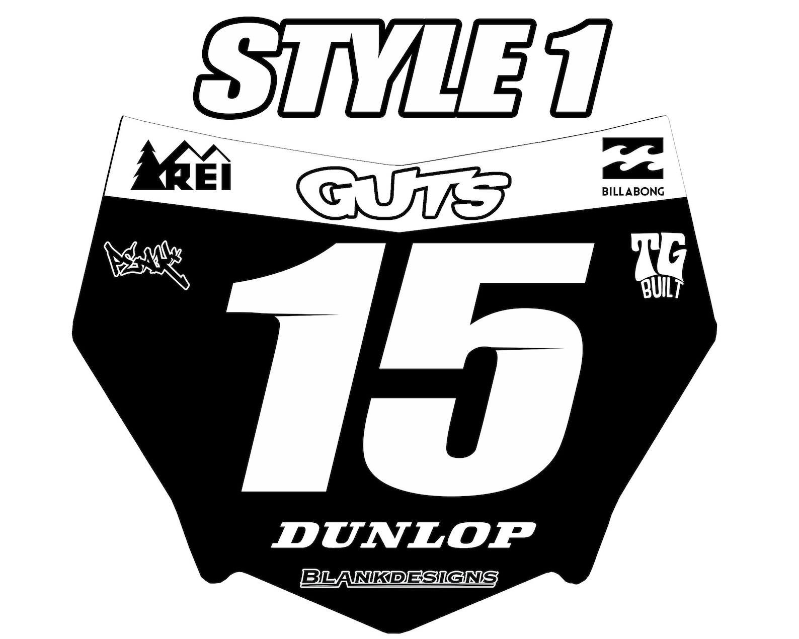 Custom Motocutz Plate Decals - Etsy