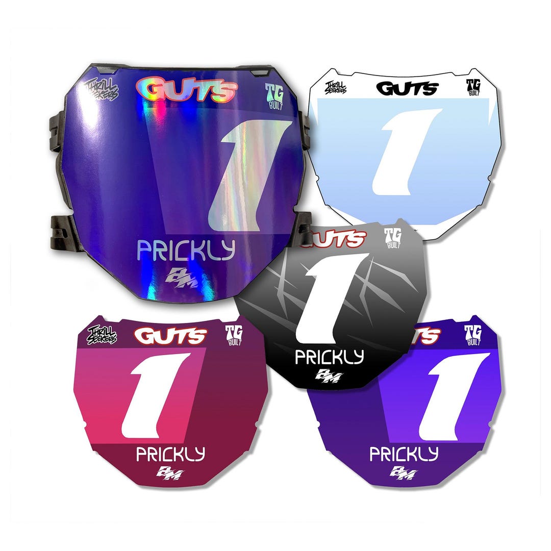 Custom Gradient ODI Number Plate Decal – Personalized Name, Number and ...