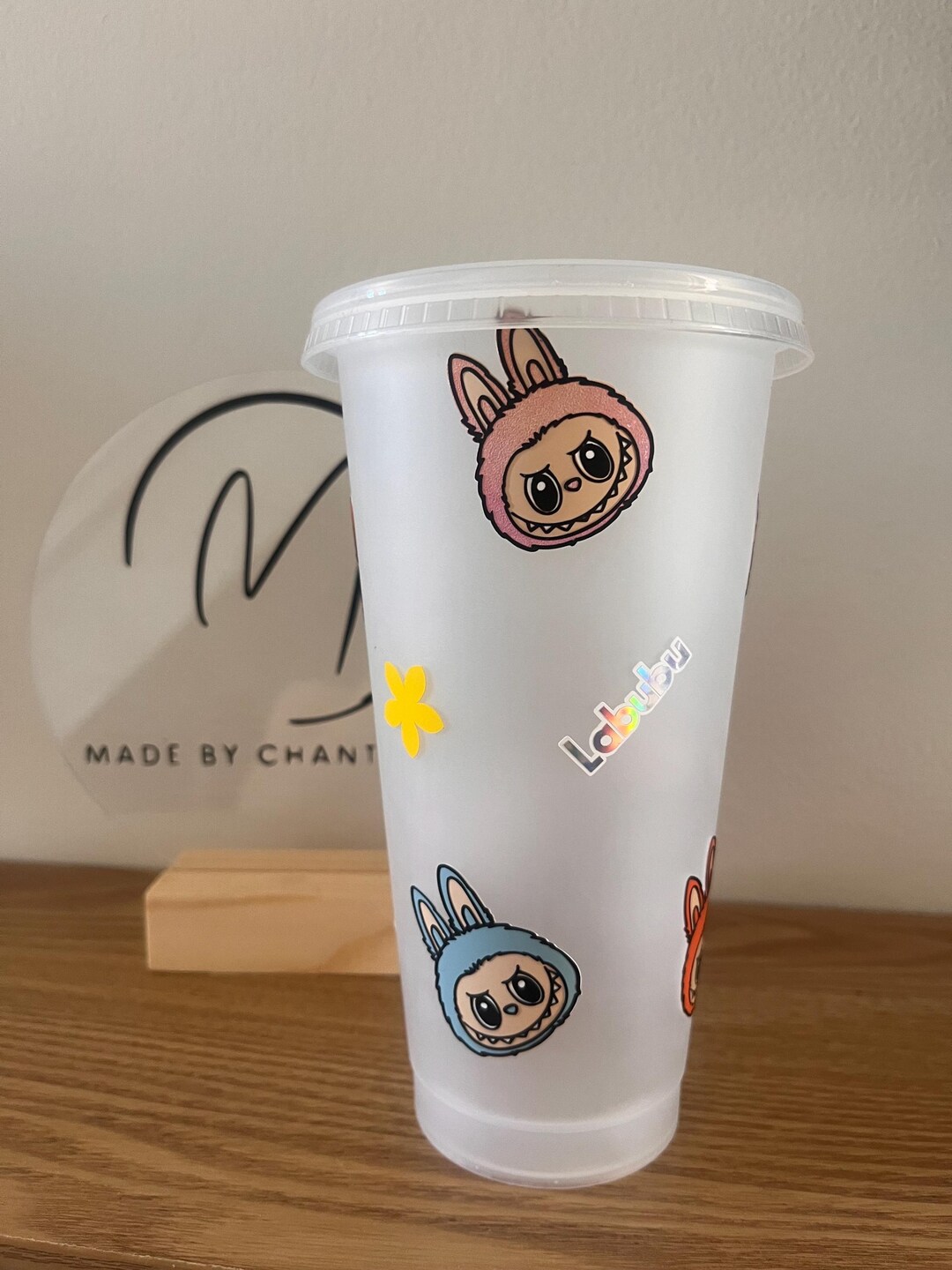 Inspired by Labubu Reusable Plastic Tumbler - Etsy