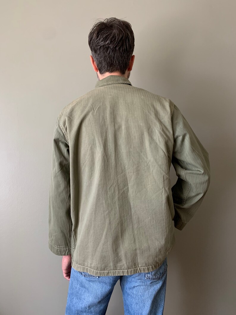 1940s WWII Era USMC P44 Herringbone Jacket / Vintage Antique - Etsy