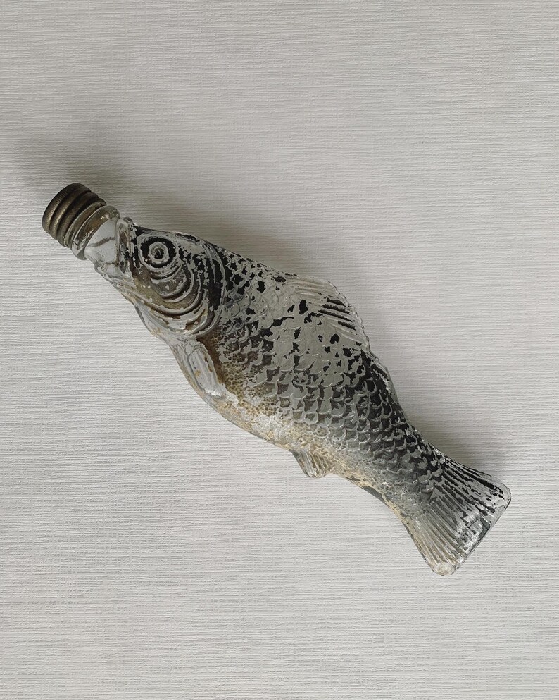 Rare Early 1900s Foust Distillery Fish Flask Bottle / Vintage - Etsy