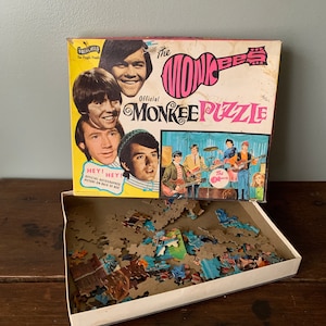 1960s the Monkees Puzzle 17x11 / Vintage 60s Fairchild Jigsaw Puzzle ...