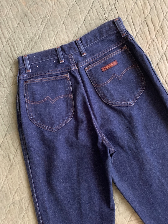 1980s Wrangler No Fault High Waist Jeans / vintage 80… - Gem
