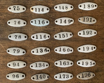 Antique French Number Plaque - Etsy