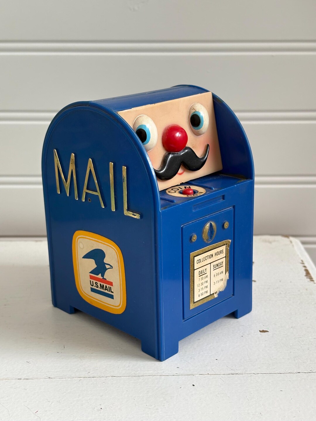 Vintage 1960s US Mail Wind up Coin Bank / 60’s Collectible Usps ...