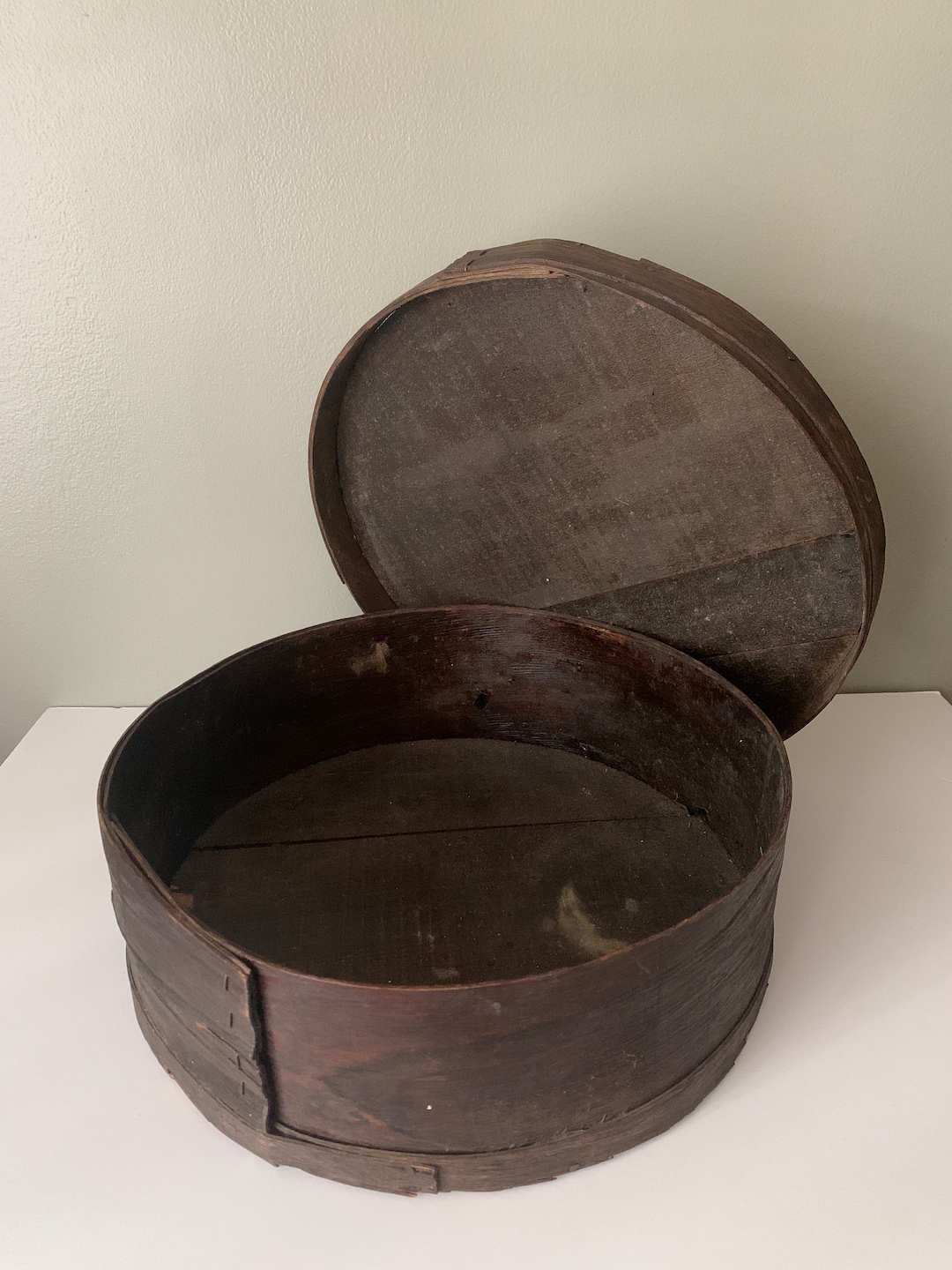 1800s Antique Large Bentwood Pantry Box / 19th Century Early Primitive ...