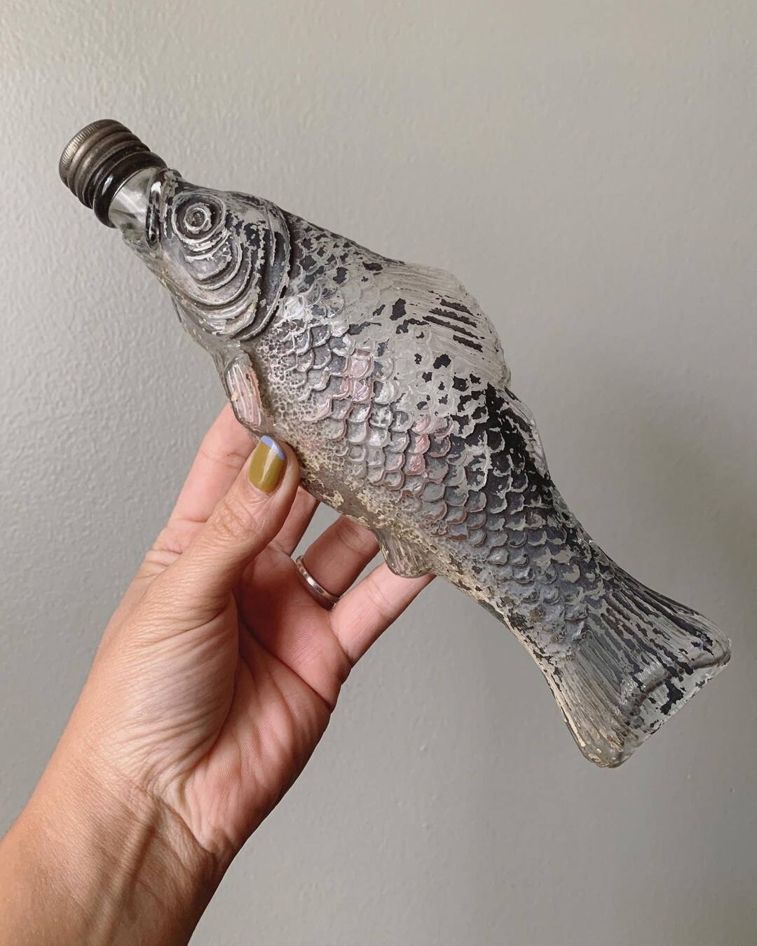 Rare Early 1900s Foust Distillery Fish Flask Bottle / Vintage - Etsy