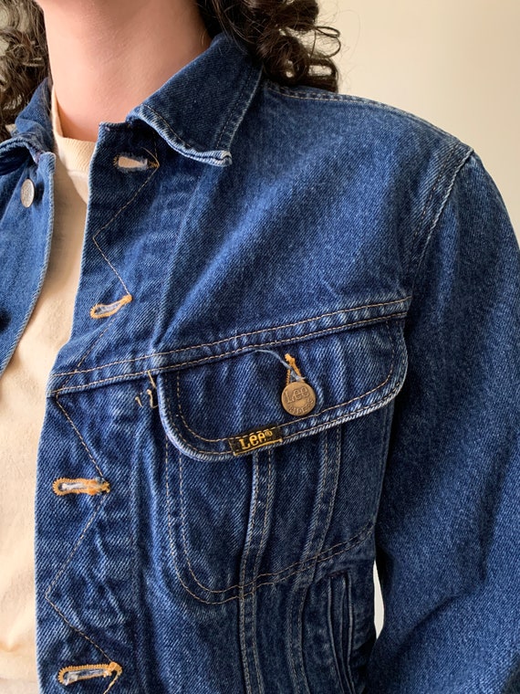 Early 1980s LEE Denim Trucker Jacket / vintage 80's b… - Gem