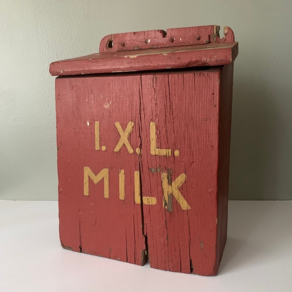Wooden Milk Box - Etsy