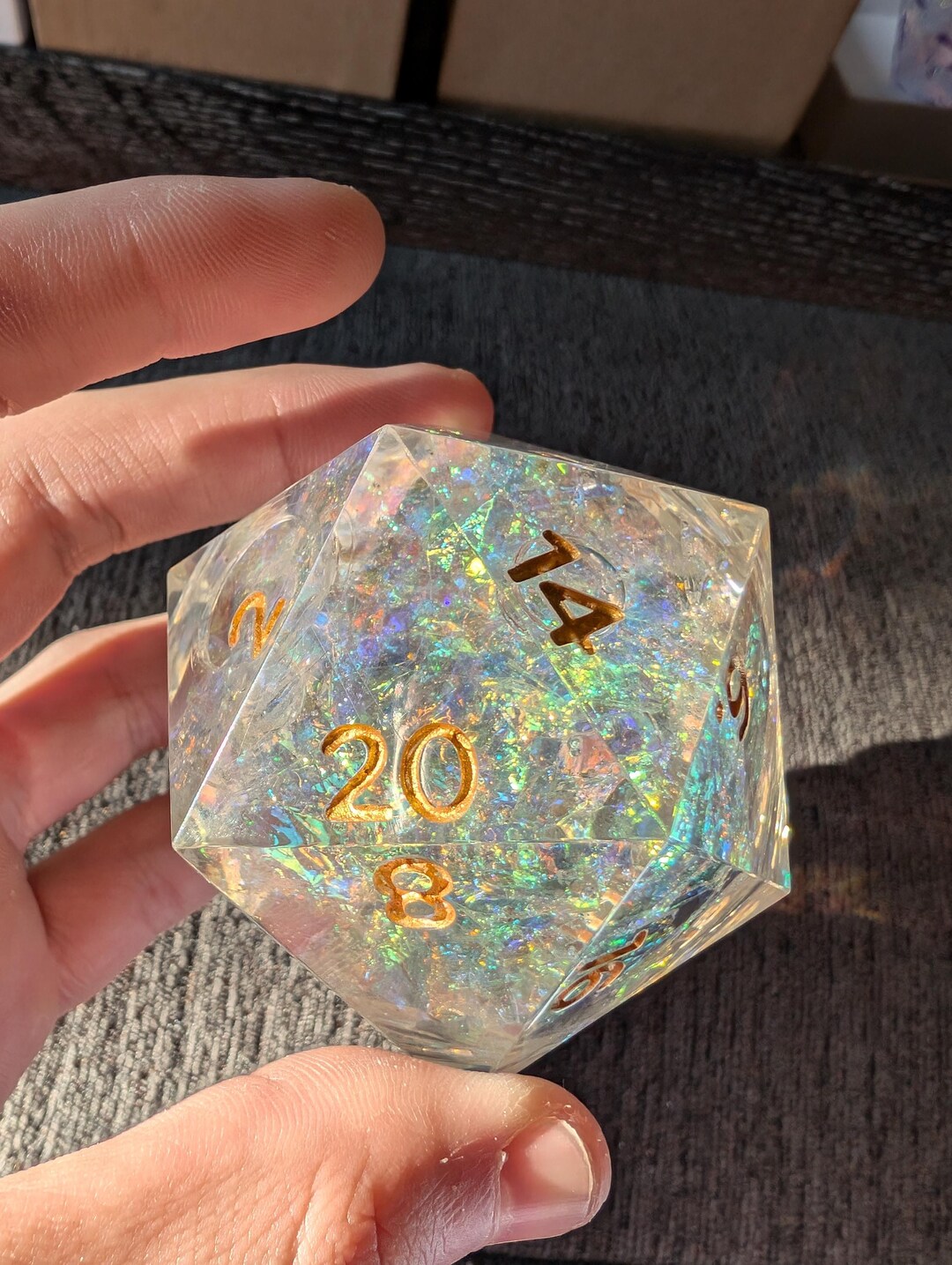 Glimmer 62mm Liquid Core D20 - Etsy