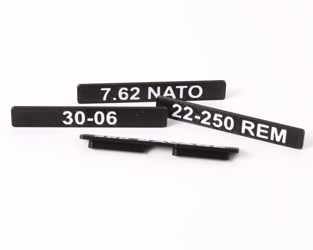 Snap-in Replacement Nameplates for Custom Ammo Loading Trays ...