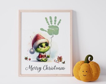 Handprint Christmas Artwork – DIY Squirrel Design for Kids, Gift Idea ...