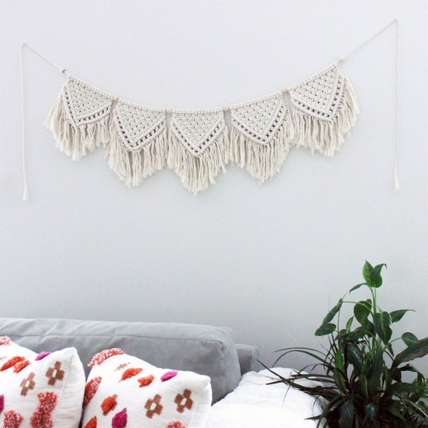 Macrame Banner - Etsy