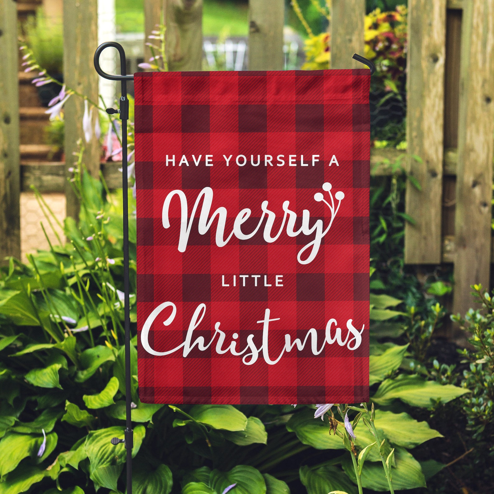 Merry Little Christmas Holiday Garden Flag 12.5x18 - Etsy