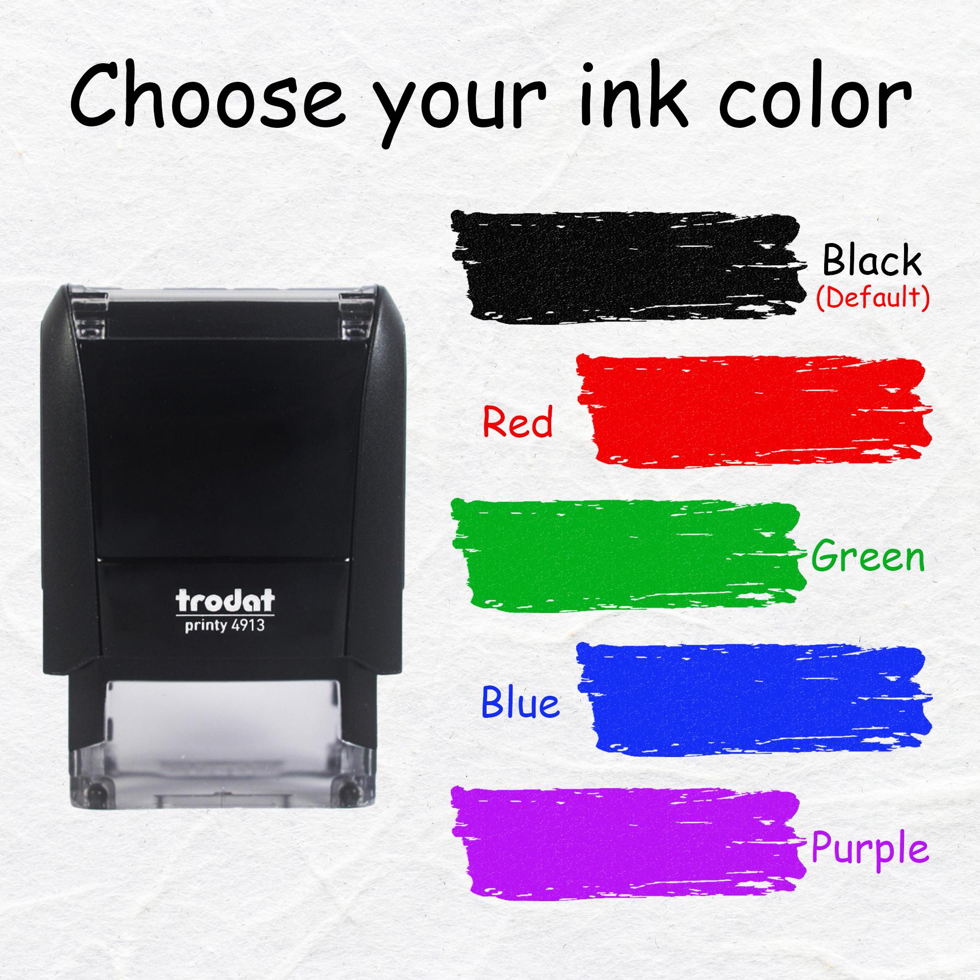 Personalized SIGNATURE STAMP, Personalized Name Stamper, Custom Stamp ...