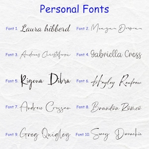 Personalized SIGNATURE STAMP, Personalized Name Stamper, Custom Stamp ...