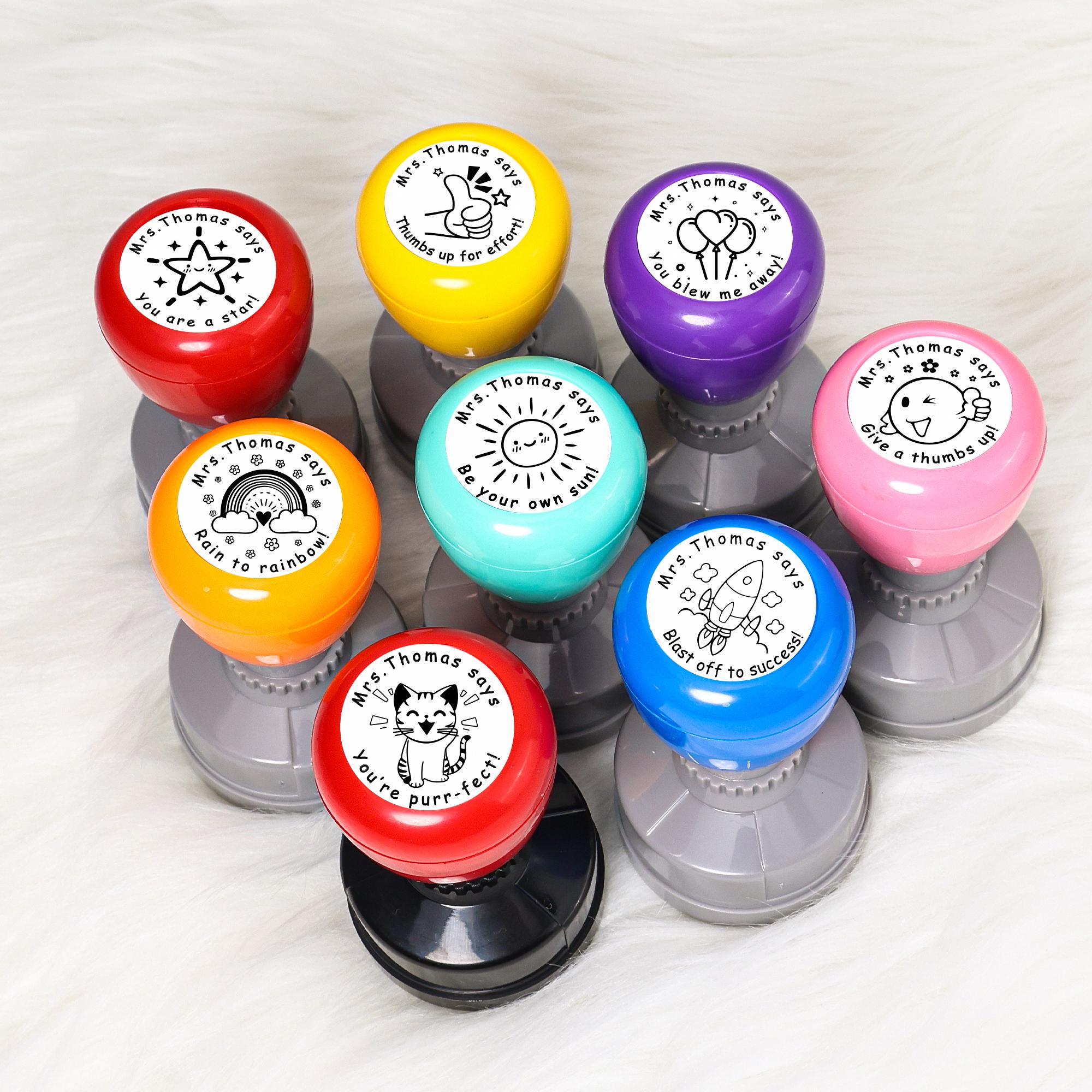 Teacher Grading Stamp, Personalized Teacher Stamp, Feedback Stamp ...